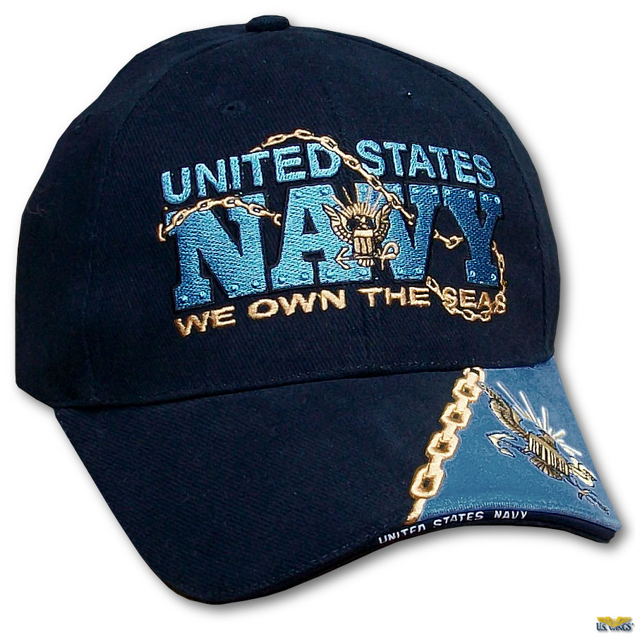 US Navy We Own The Seas Cap - US Wings