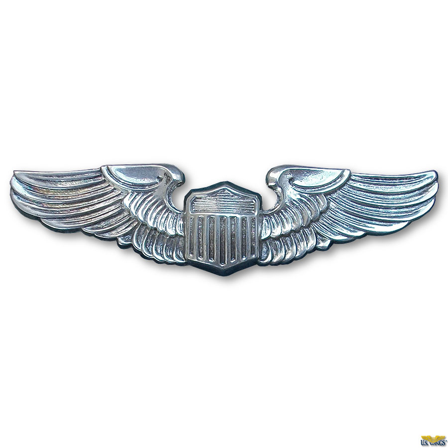 Sterling Silver WWII USAAF Pilot Wings - US Wings