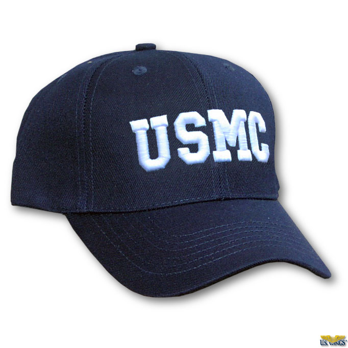 USMC Cap with Raised Lettering