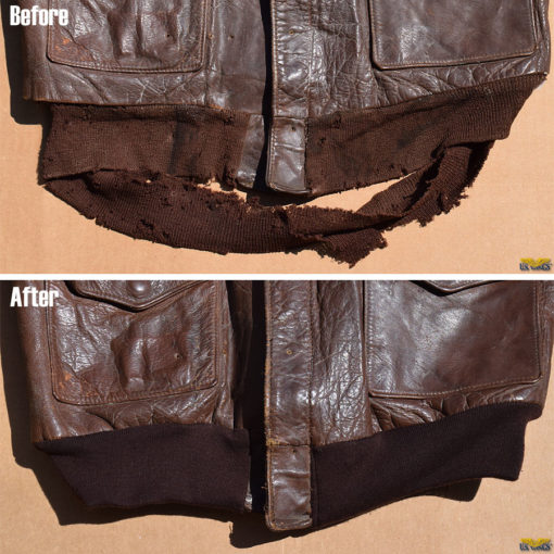 Jacket Repair Samples - US Wings