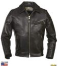 Schott® Men's Classic Horsehide Black Leather Racer Motorcycle Jacket ...