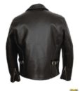 Schott® Men's Classic Horsehide Black Leather Racer Motorcycle Jacket ...