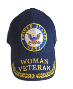 US Navy Woman Veteran Cap - US Wings