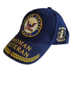 US Navy Woman Veteran Cap - US Wings
