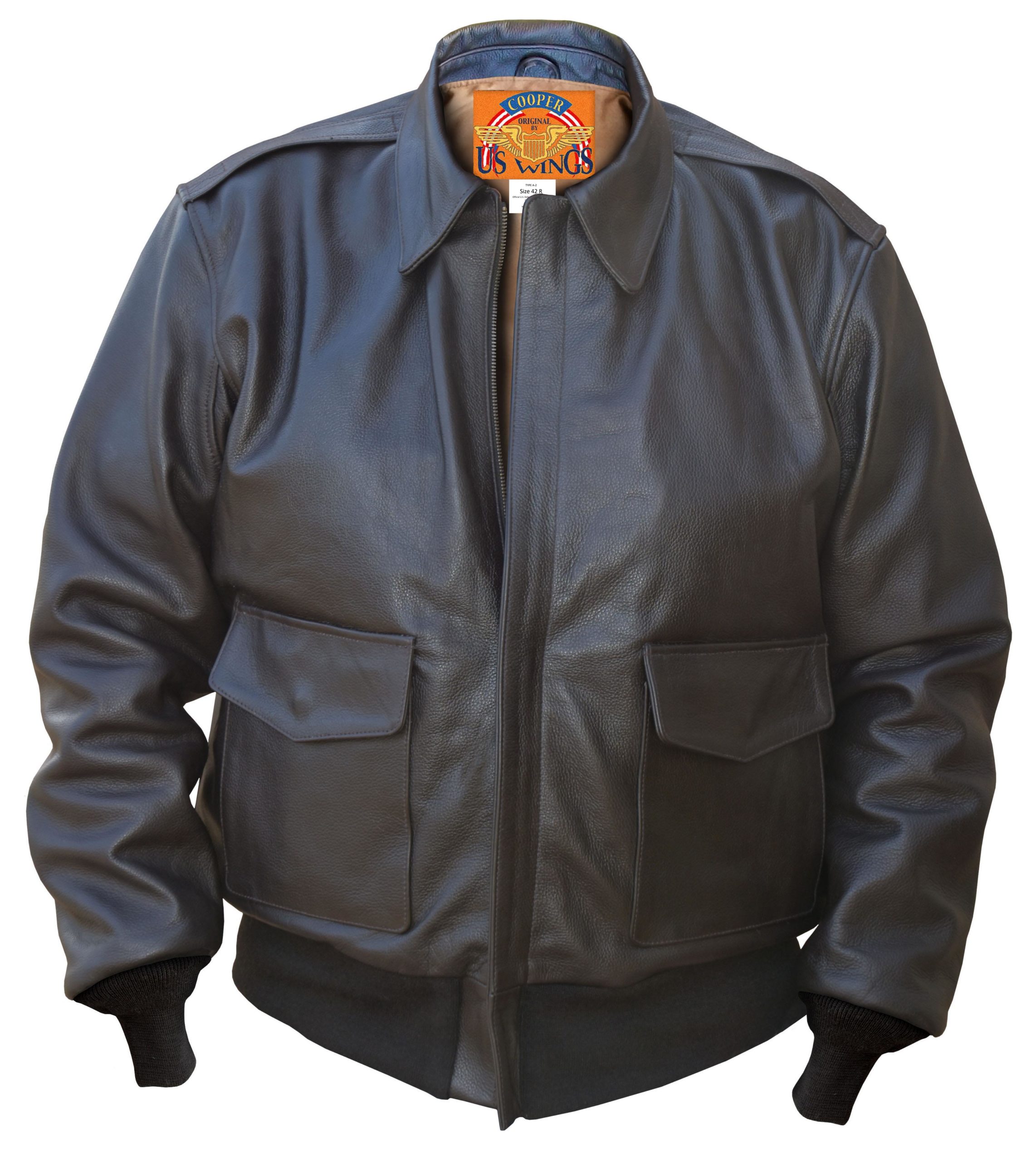 COOPER GOATSKIN A2 LEATHER JACKET - US Wings