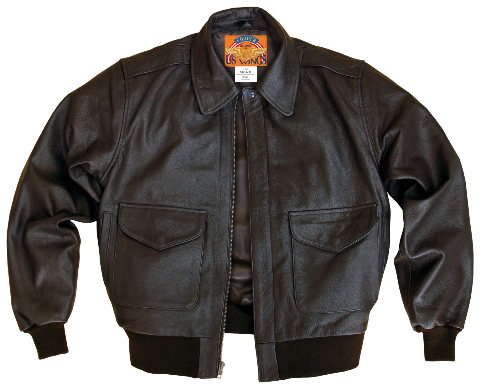 COOPER GOATSKIN A2 LEATHER JACKET - US Wings