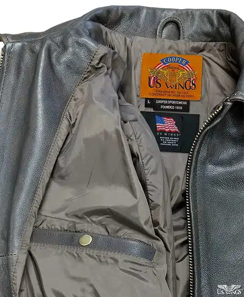Cooper Original™ Fonzie-style Antique Bison Leather Jacket