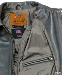 Cooper Original™ Fonzie-style Antique Bison Leather Jacket