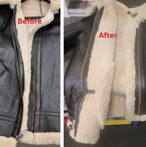 Jacket Repair Samples - US Wings