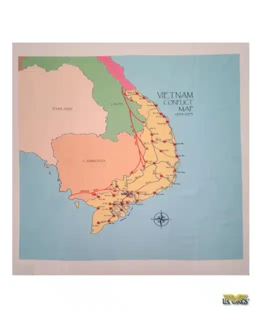 Vietnam Conflict Map Lining Replacement Kit